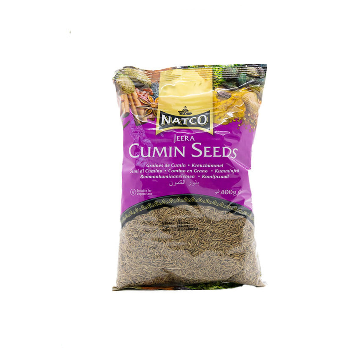 Natco Jeera Cumin Seeds 400g – DamasGate.store