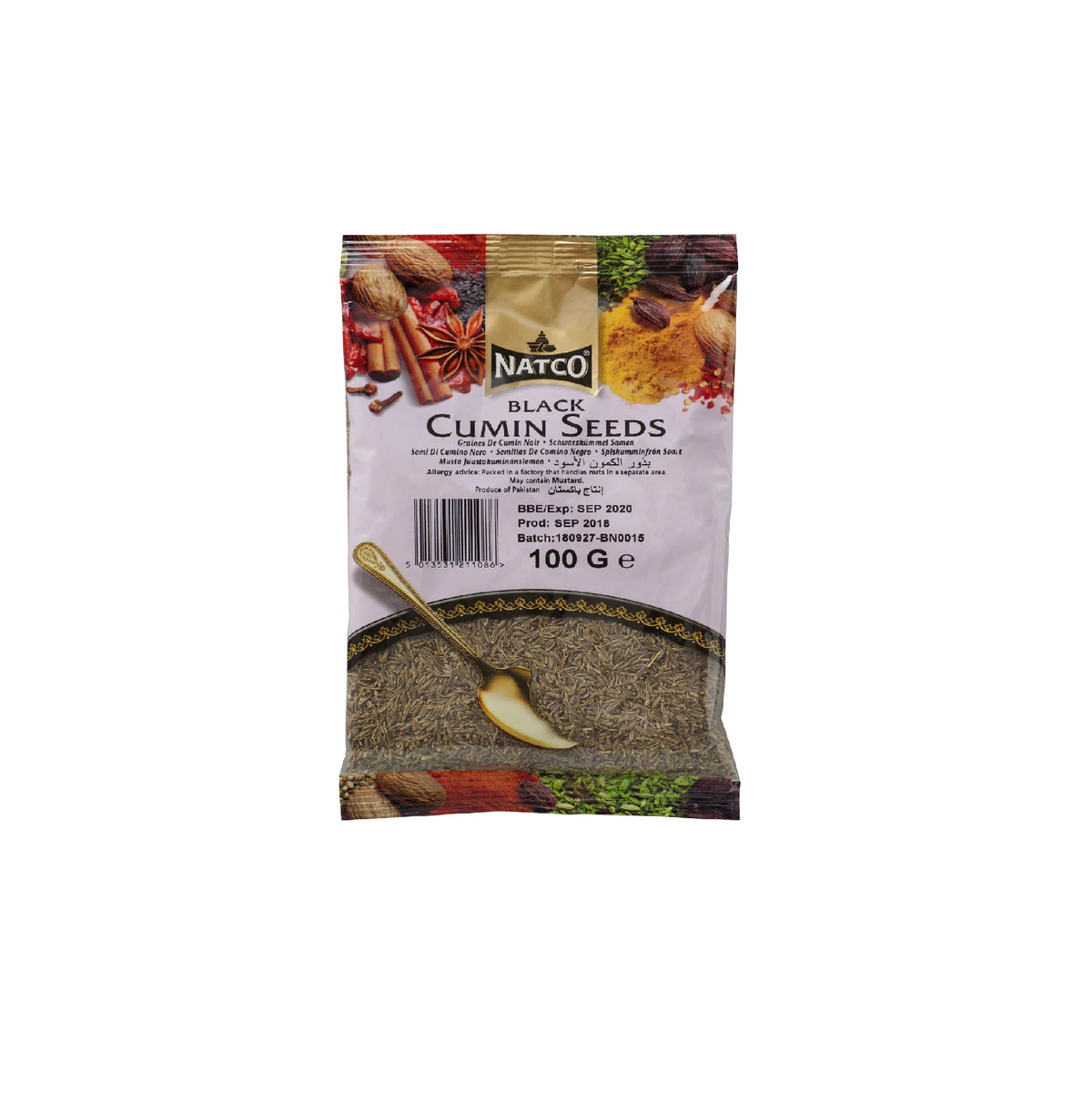 Natco Cumin Seeds Black 100g – DamasGate.store