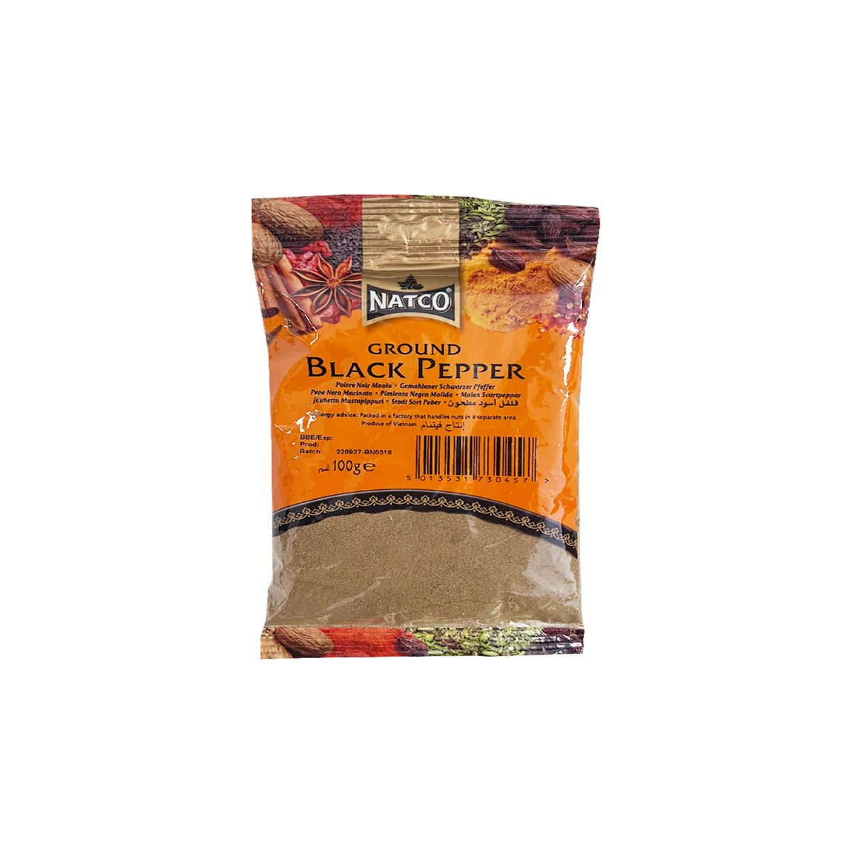 Natco Ground Black Pepper 100g – DamasGate.store