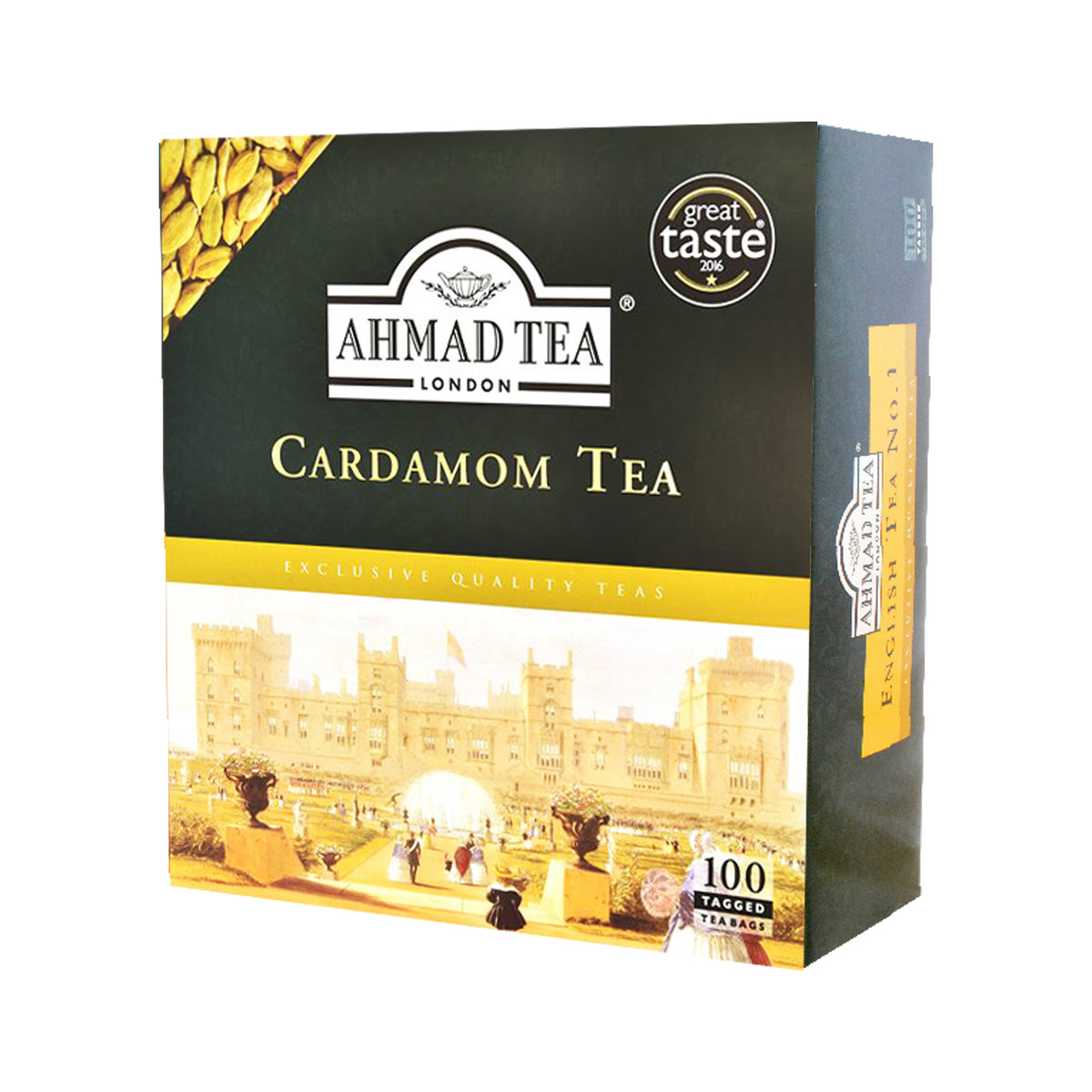 Ahmad Tea Cardamon Ceylon Tea Bags 100 bags – DamasGate.store