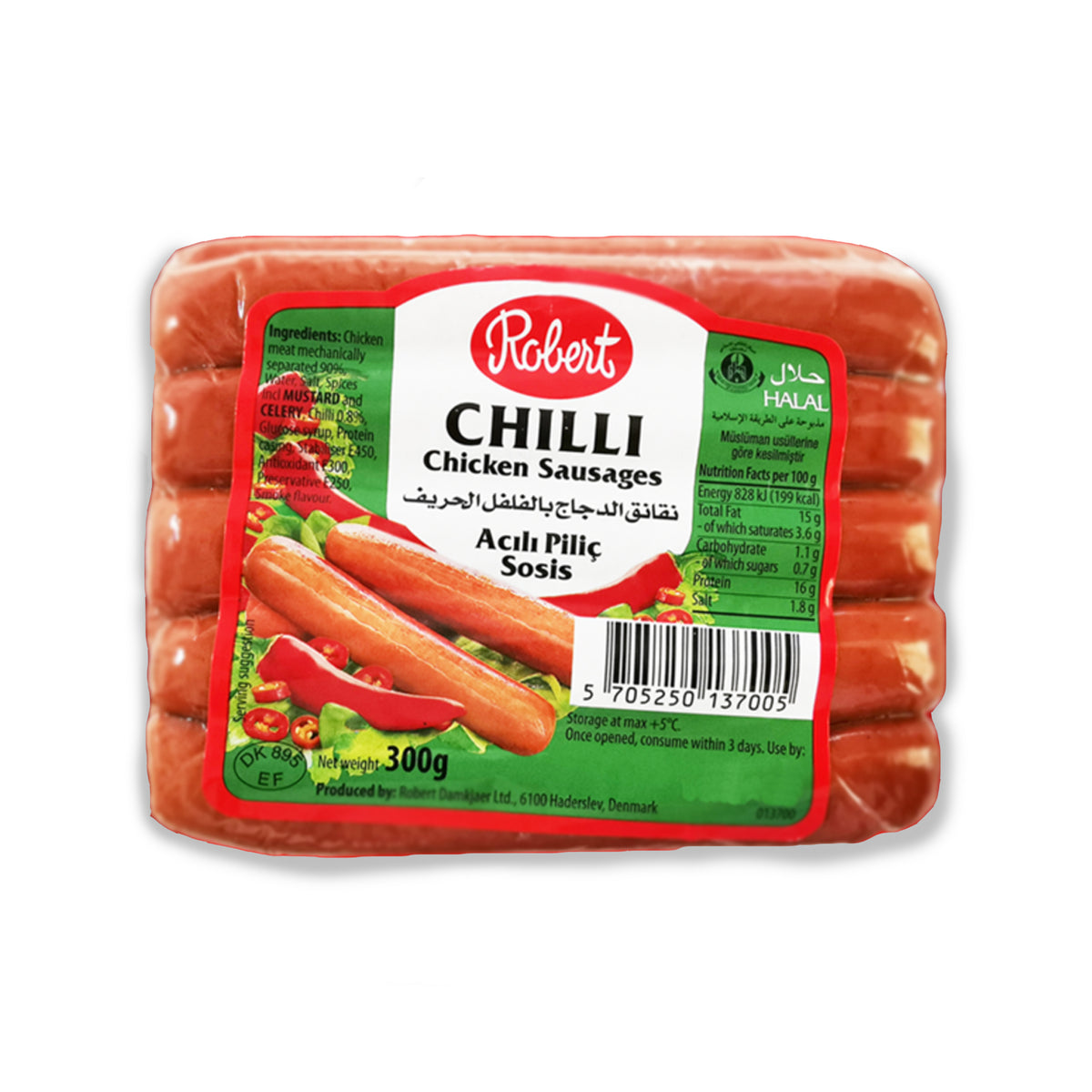 Robert Chilli Chicken Sausage 300g – DamasGate.store