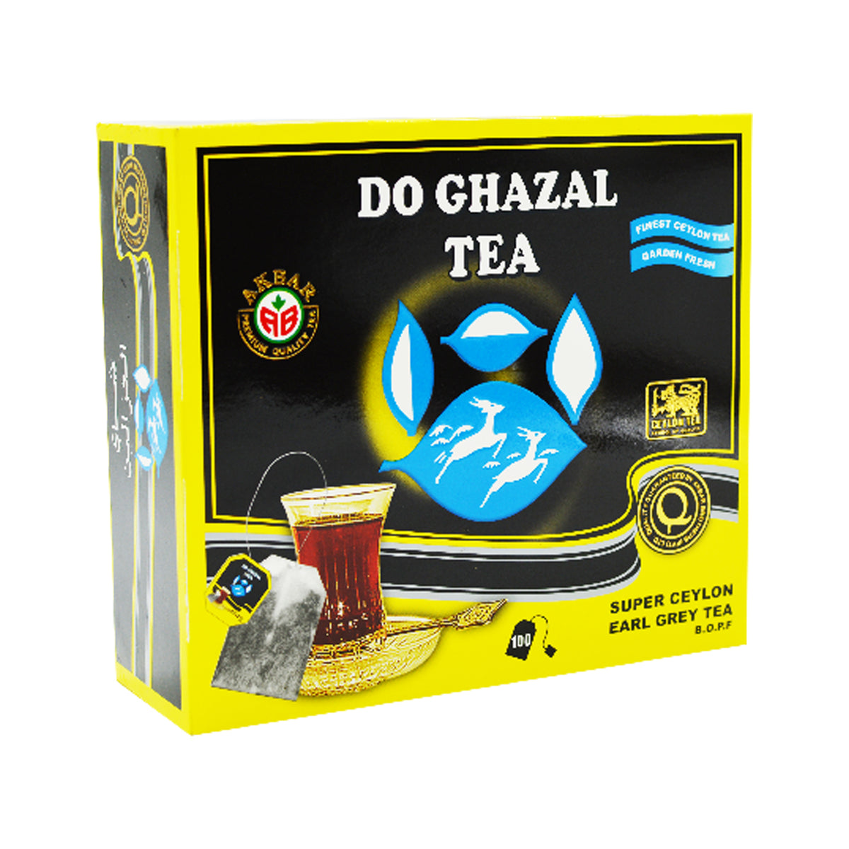 Do Ghazal Earl Grey Tea Bags 100 bags – DamasGate.store
