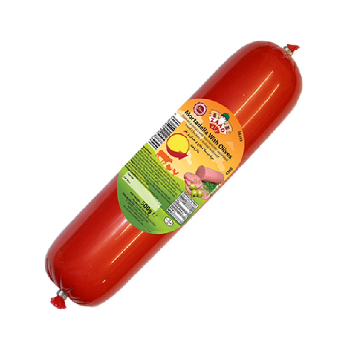 ZAAD Beef Mortadella with Olives 500g – DamasGate.store